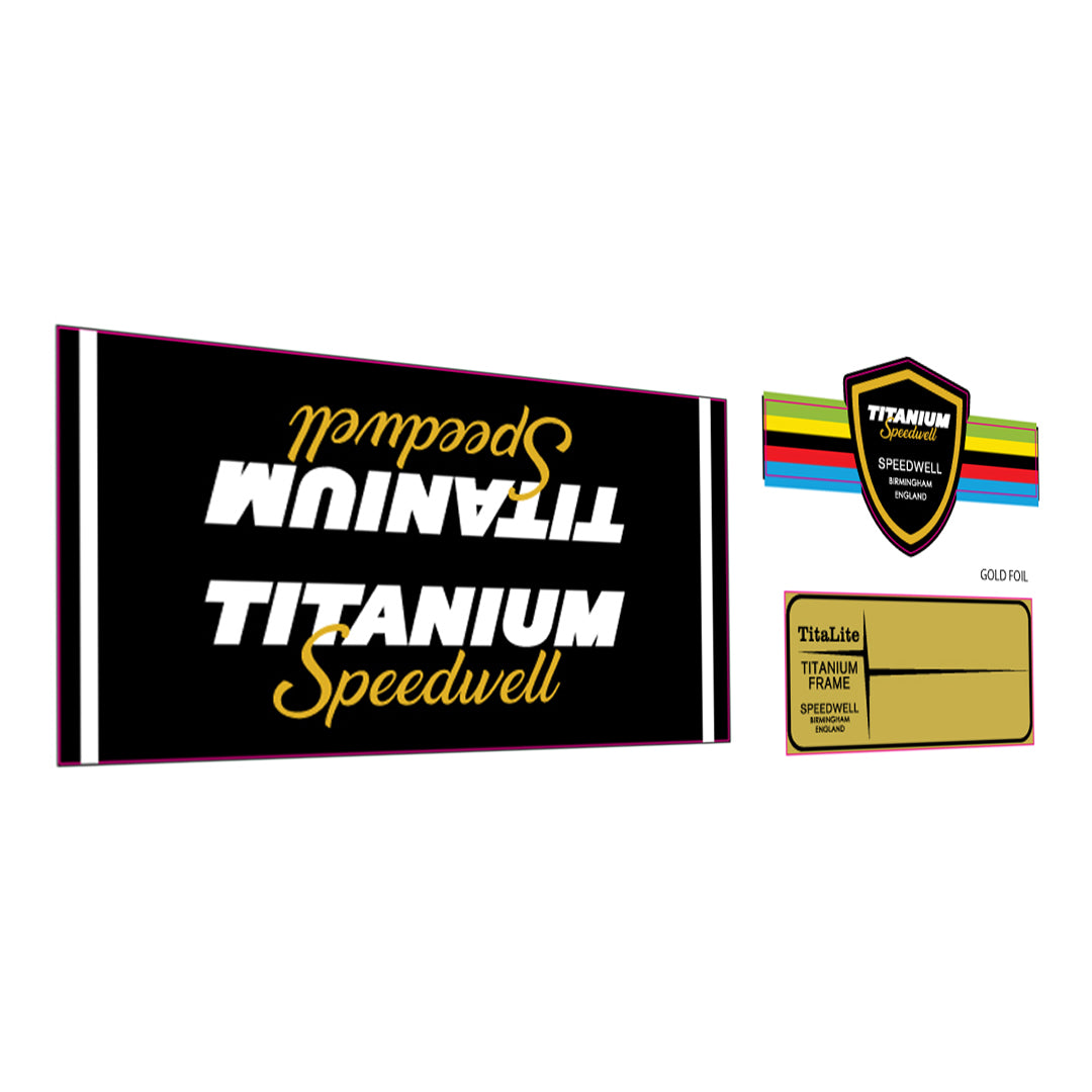 Speedwell Titalite Vinyl/Foil Decal Set – VeloteX