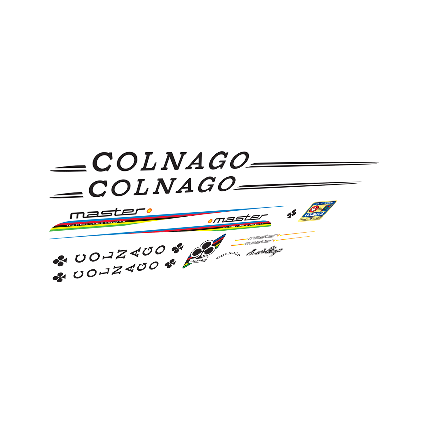 Colnago Master Vinyl Decal Set – VeloteX